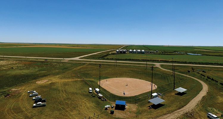 Baseball at Four Corners